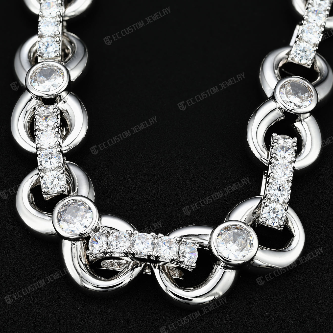 Carti Type 12MM Infinity Wallet Chain Iced Out Wallet Link Chain – EC ...