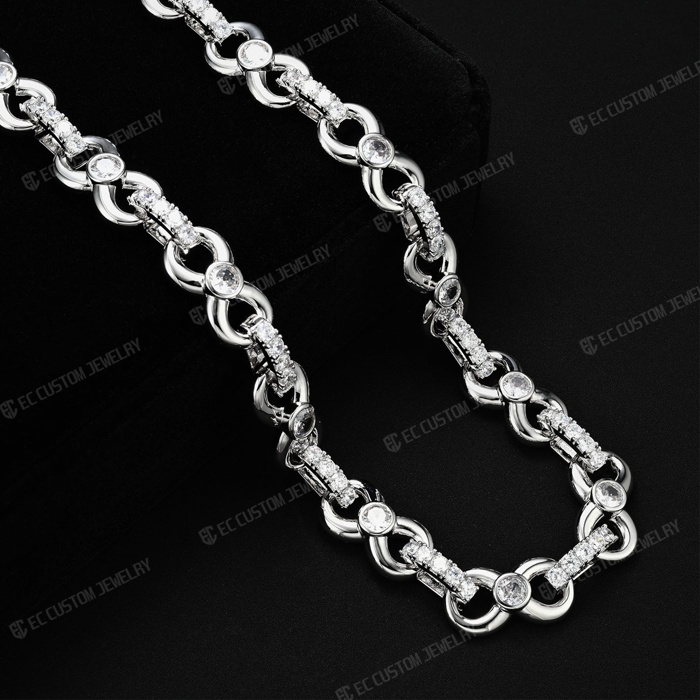Carti Type 12MM Infinity Wallet Chain Iced Out Wallet Link Chain – EC ...
