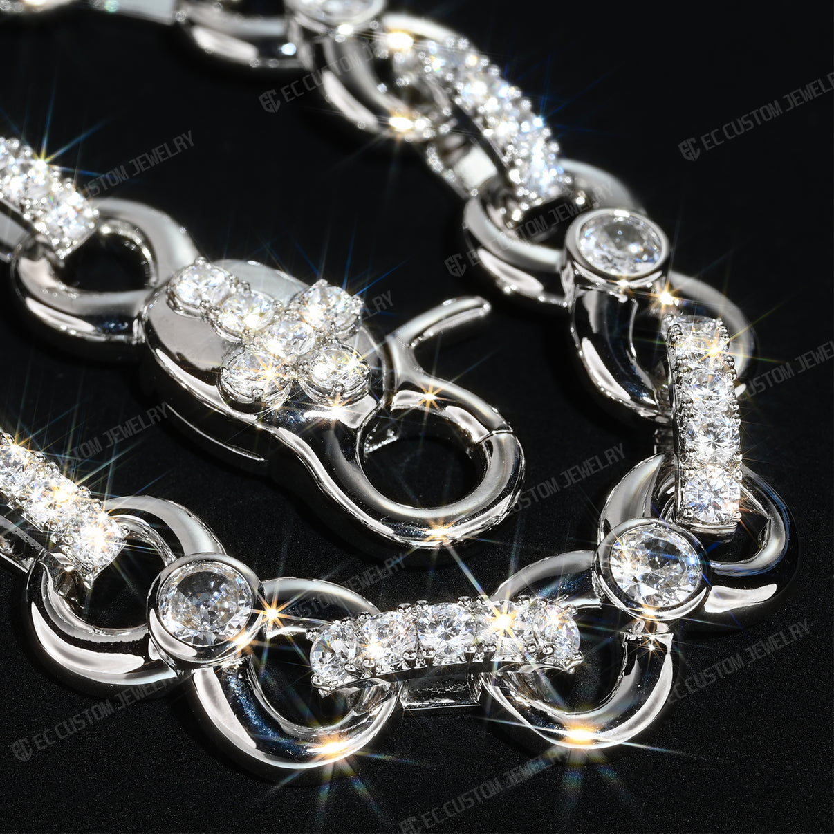 Carti Type 12MM Infinity Wallet Chain Iced Out Wallet Link Chain – EC ...