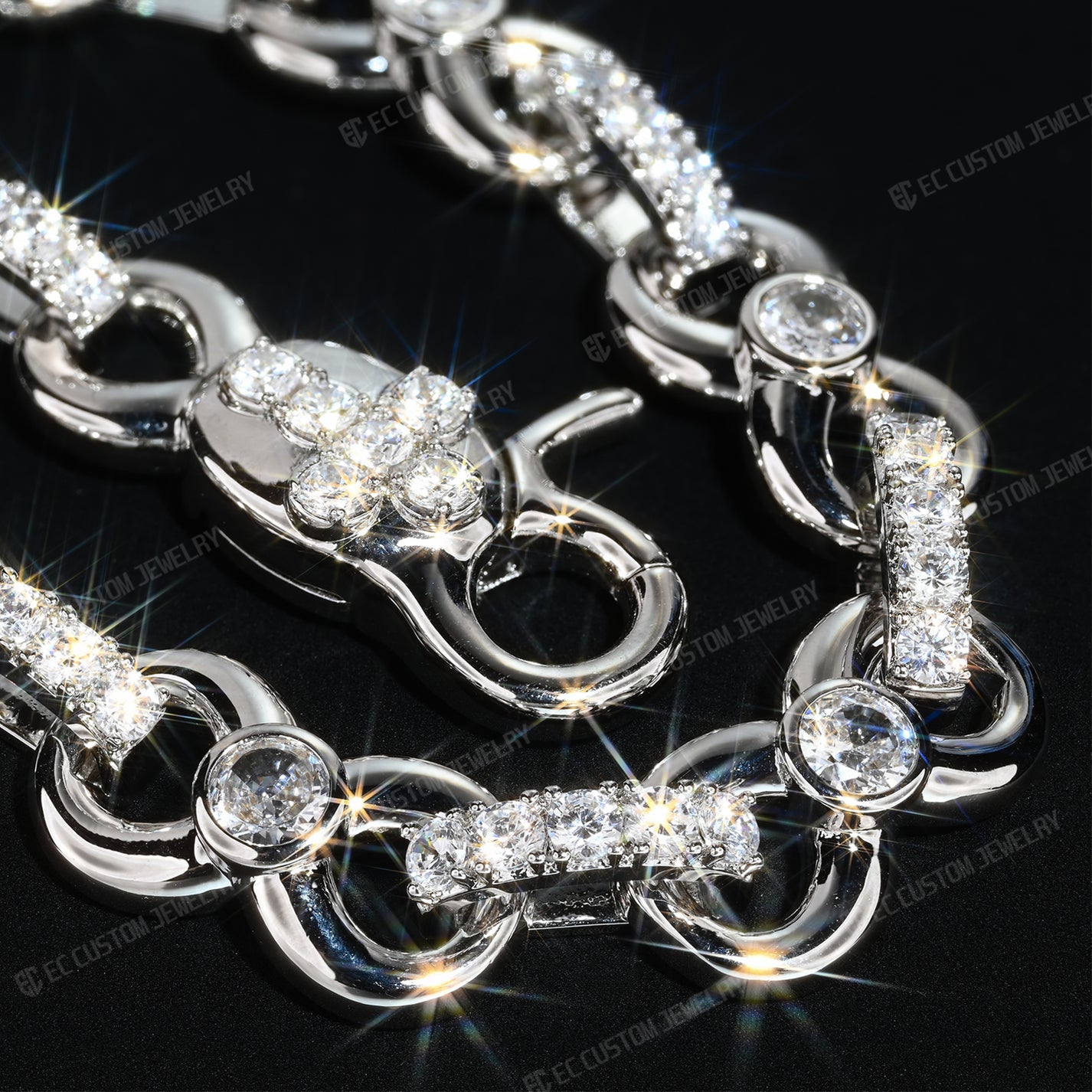 Carti Type 12MM Infinity Wallet Chain Iced Out Wallet Link Chain – EC ...