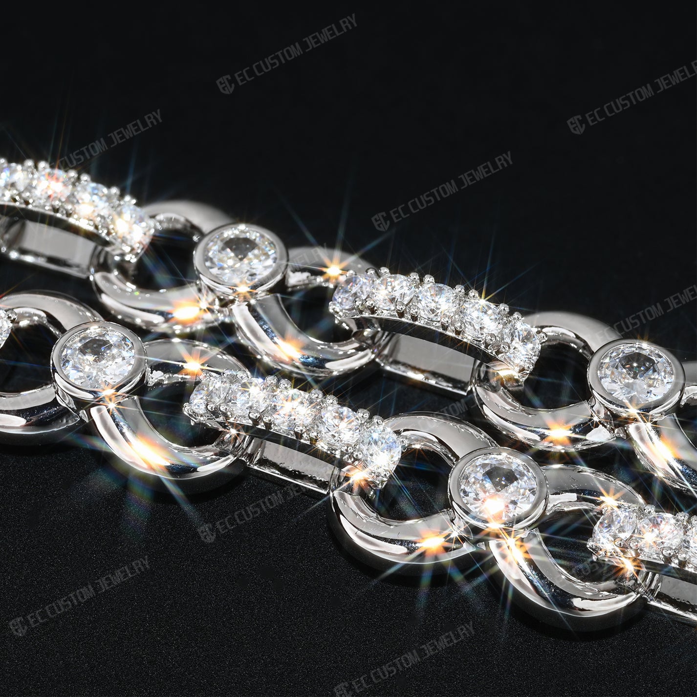 Carti Type 12MM Infinity Wallet Chain Iced Out Wallet Link Chain – EC ...