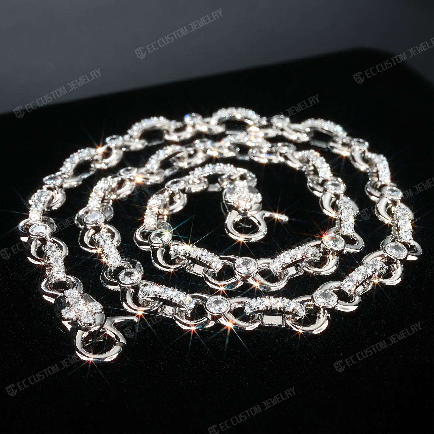 Carti Type 12MM Infinity Wallet Chain Iced Out Wallet Link Chain – EC ...