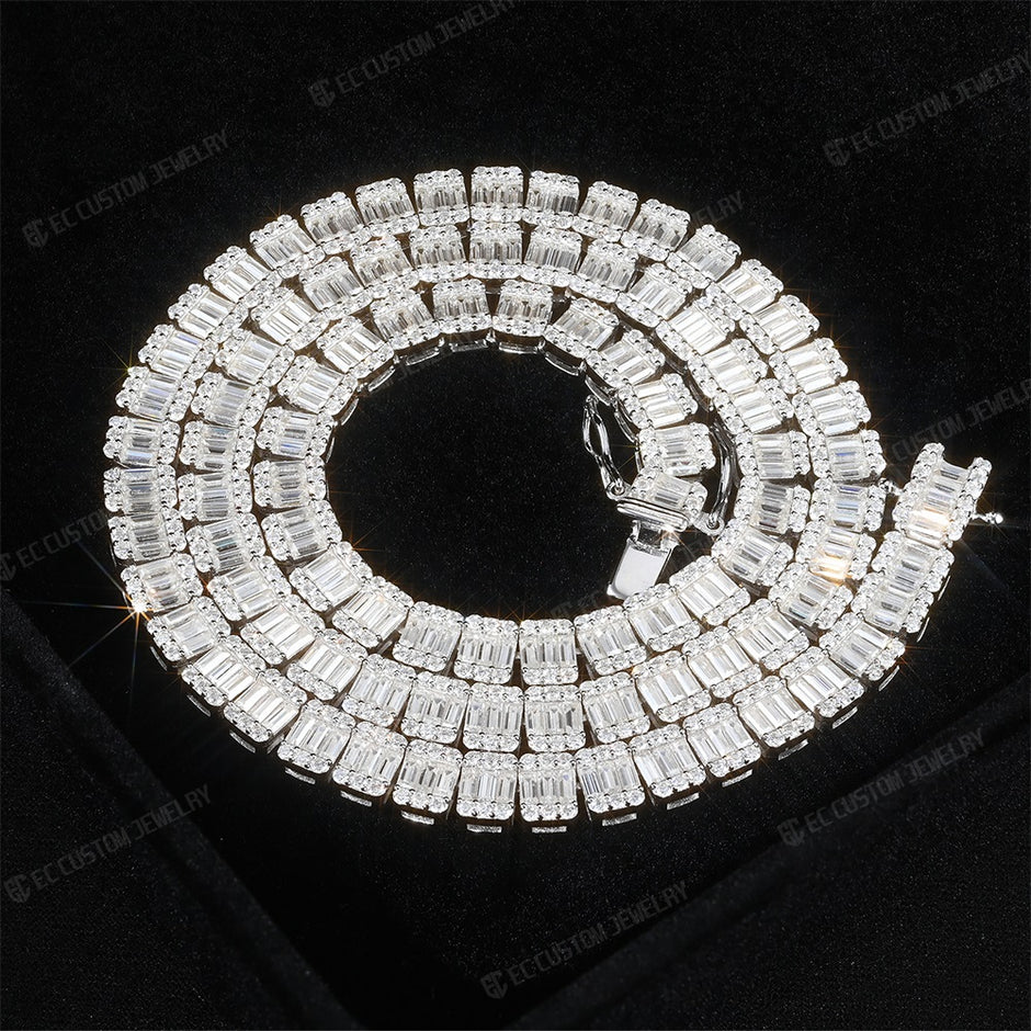 EC Custom Jewelry - Stunning Iced Out Moissanite Jewelry Hip Hop Chain