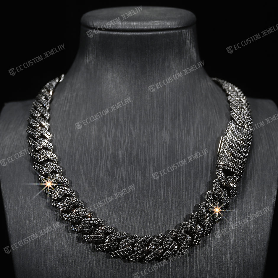 EC Custom Jewelry - Stunning Iced Out Moissanite Jewelry Hip Hop Chain
