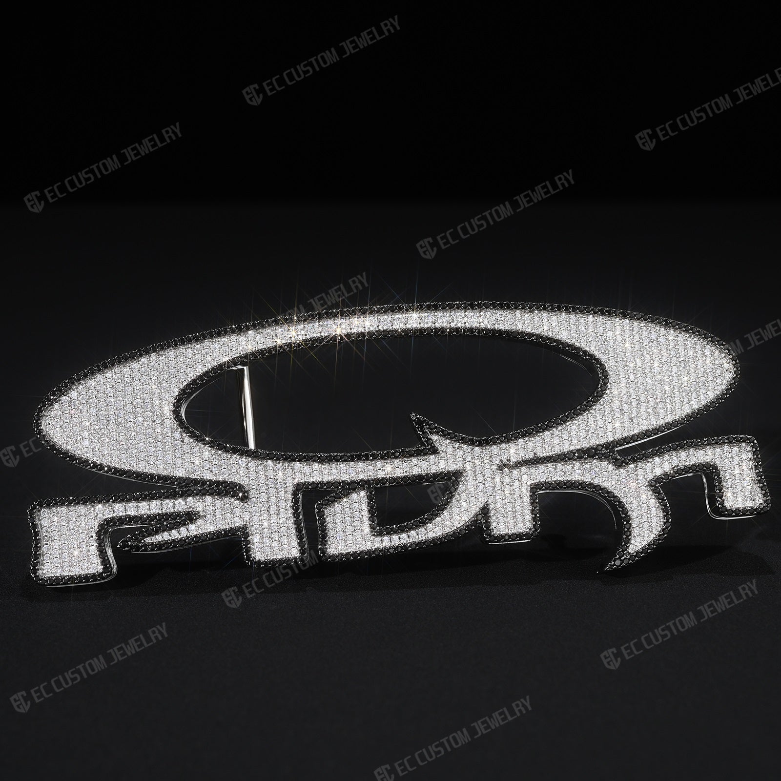 OPIUM Iced Out Buckle Hip Hop Fashion – EC Custom Jewelry