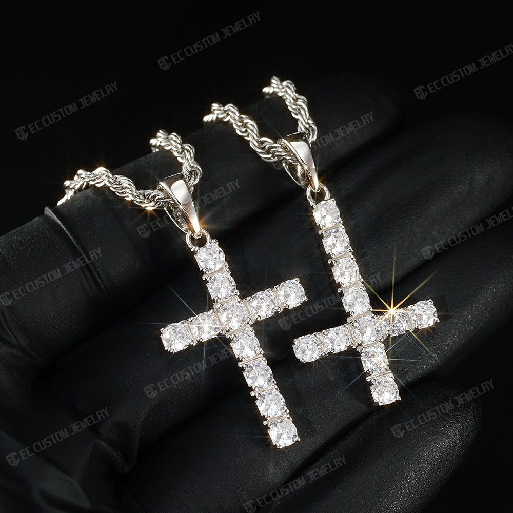 Upright Cross Upside Down Cross Pendant Ken Carson Style – EC Custom ...
