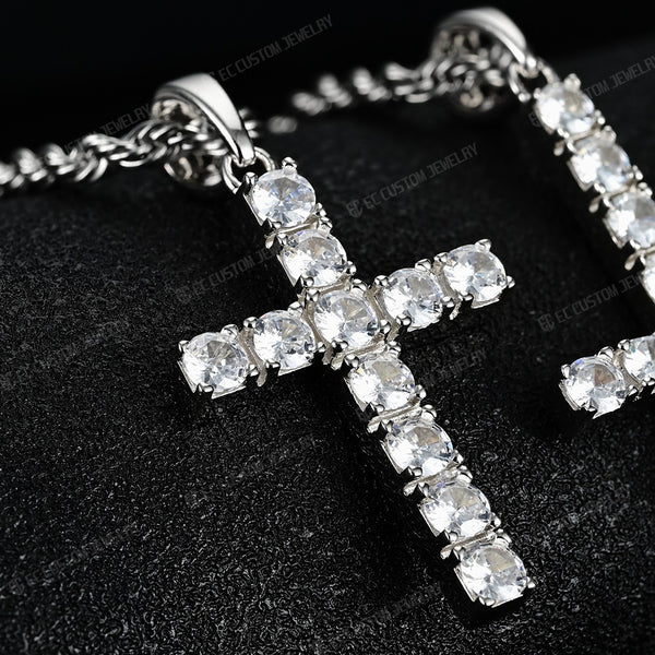 Upright Cross Upside Down Cross Pendant Ken Carson Style – EC Custom ...