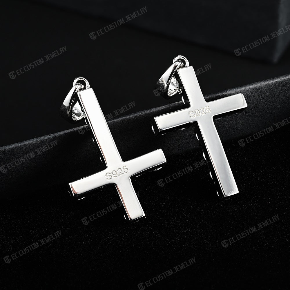 Upright Cross Upside Down Cross Pendant Ken Carson Style – EC Custom ...
