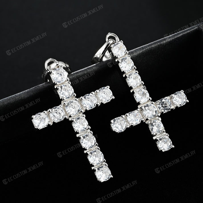 Upright Cross Upside Down Cross Pendant Ken Carson Style – EC Custom ...