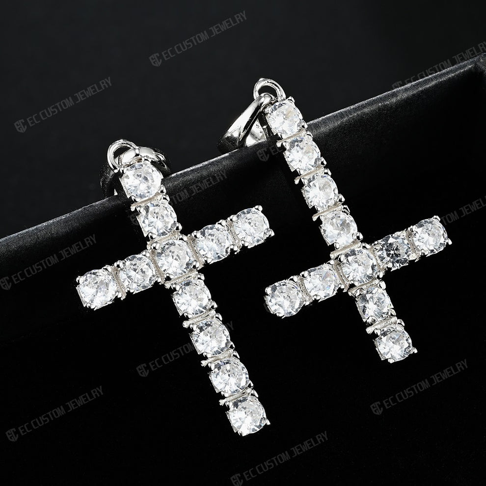 Upright Cross Upside Down Cross Pendant Ken Carson Style – EC Custom ...