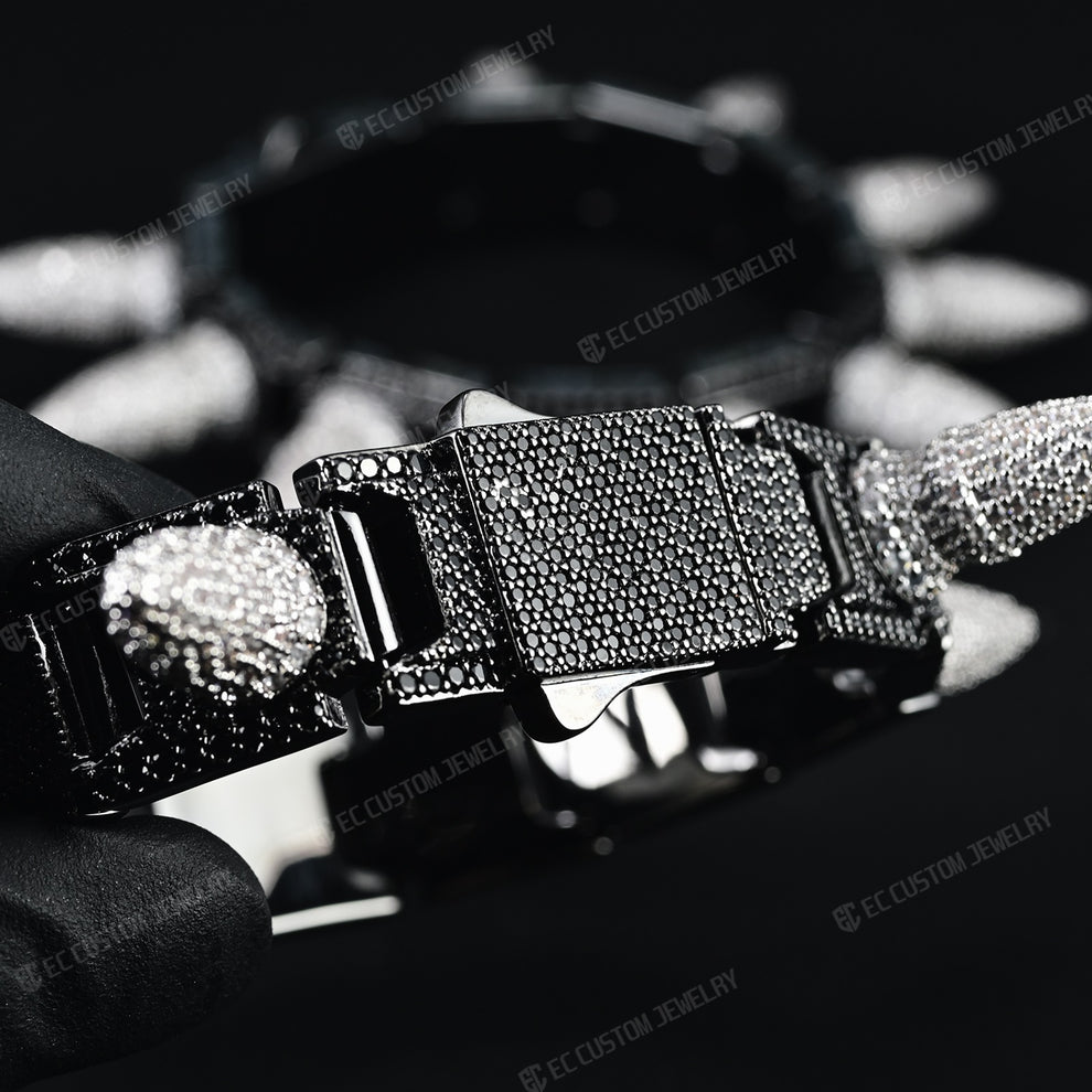 BULLET BRACELET Exquisite Spike Bangle by EC Custom Jewelry