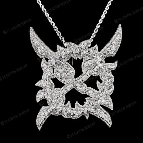 Ken Carson X Pendant VVS Moissanite Iced Out Hip Hop Jewelry – EC ...