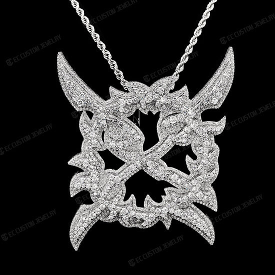 Ken Carson X Pendant VVS Moissanite Iced Out Hip Hop Jewelry – EC ...