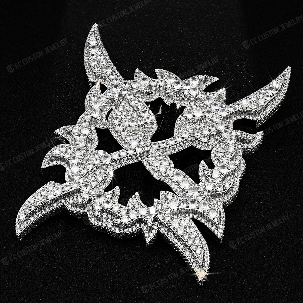 Ken Carson X Pendant VVS Moissanite Iced Out Hip Hop Jewelry – EC ...