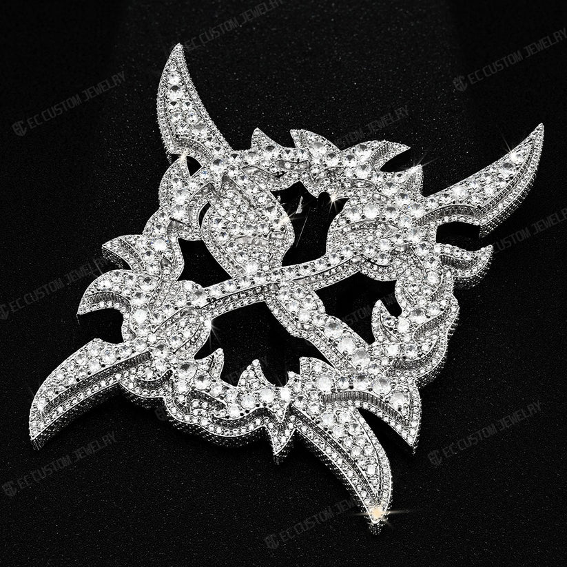 Ken Carson X Pendant VVS Moissanite Iced Out Hip Hop Jewelry – EC ...