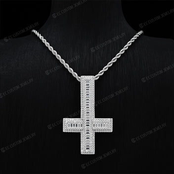 YVL Chain Necklace Iced Out YVL Logo Chain Hip Hop – EC Custom Jewelry