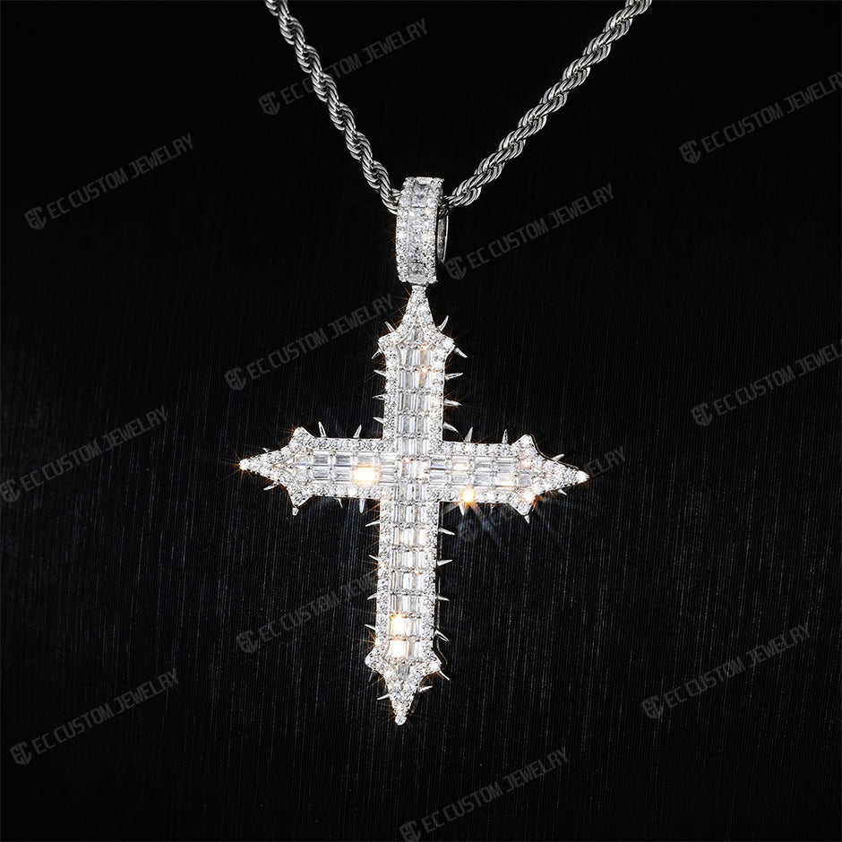 EC Custom Jewelry - Stunning Iced Out Moissanite Jewelry Hip Hop Chain