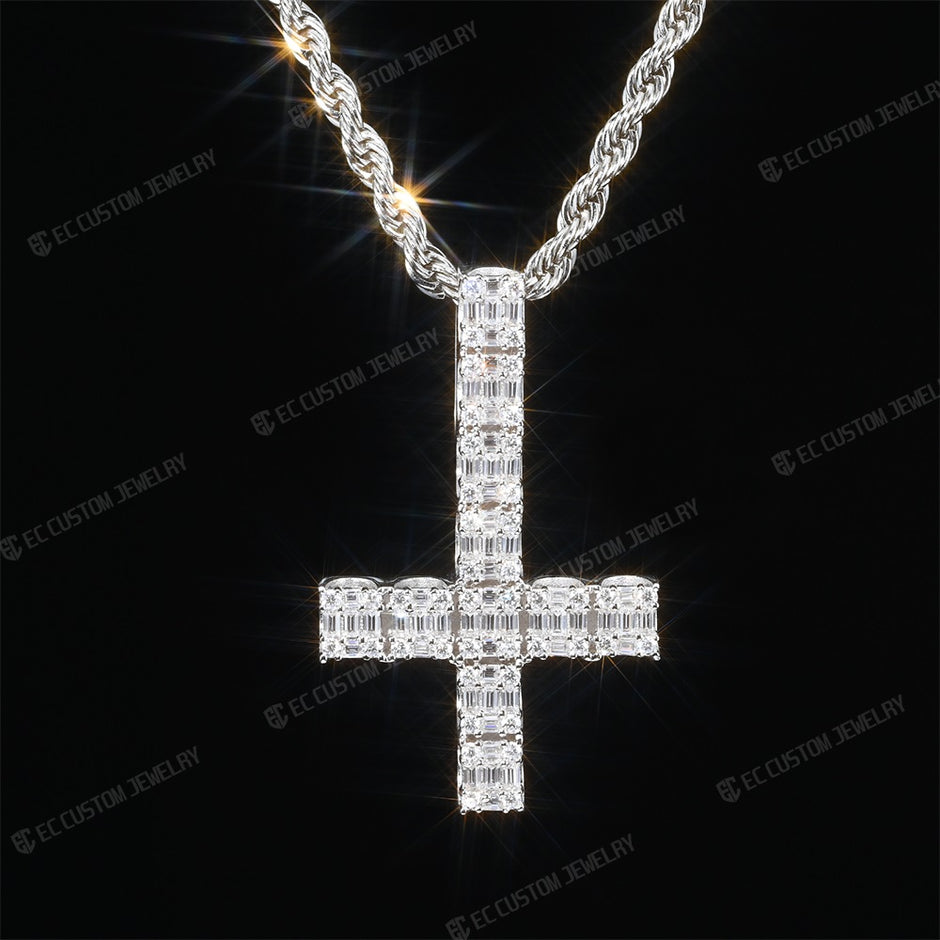 Hip Hop Ice Out Pendants Sparkling Diamond Pendants – EC Custom Jewelry