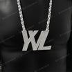 YVL Chain Necklace Iced Out YVL Logo Chain Hip Hop – EC Custom Jewelry