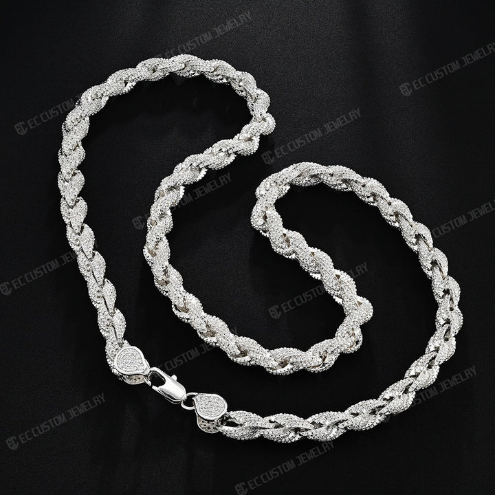 EC Custom Jewelry - Stunning Iced Out Moissanite Jewelry Hip Hop Chain